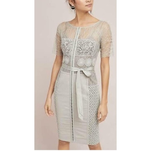 Byron Lars | Dresses | Byron Lars Carissima Sheath Dress Gray | Poshmark